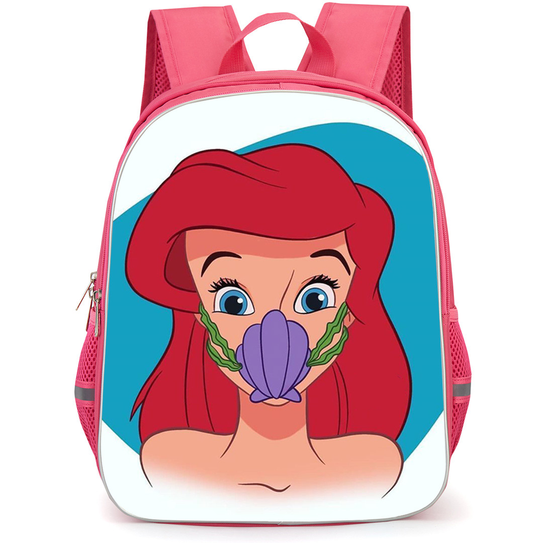 The Little Mermaid Ariel Backpack StudentPack - Ariel Wearing Shell ...