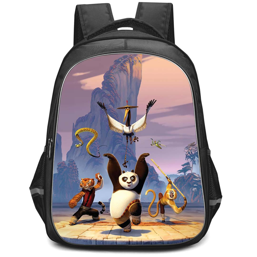 Kung Fu Panda Backpack StudentPack - Kung Fu Panda and Furious Five ...