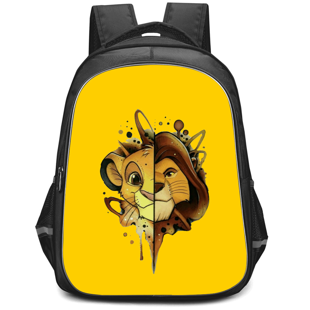 The Lion King Simba Backpack StudentPack - Simba Baby And Adult Side By ...