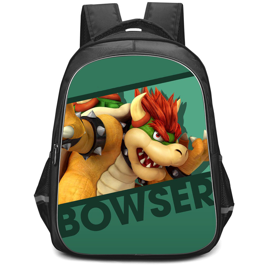Super Mario Bowser Backpack StudentPack - Bowser Fight Pose ...