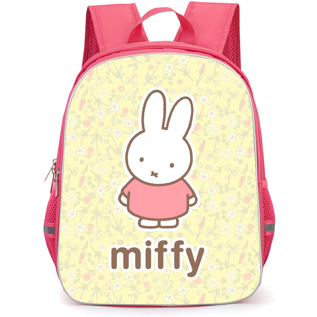 Miffy And Friends Miffy Backpack StudentPack - Flower Background ...