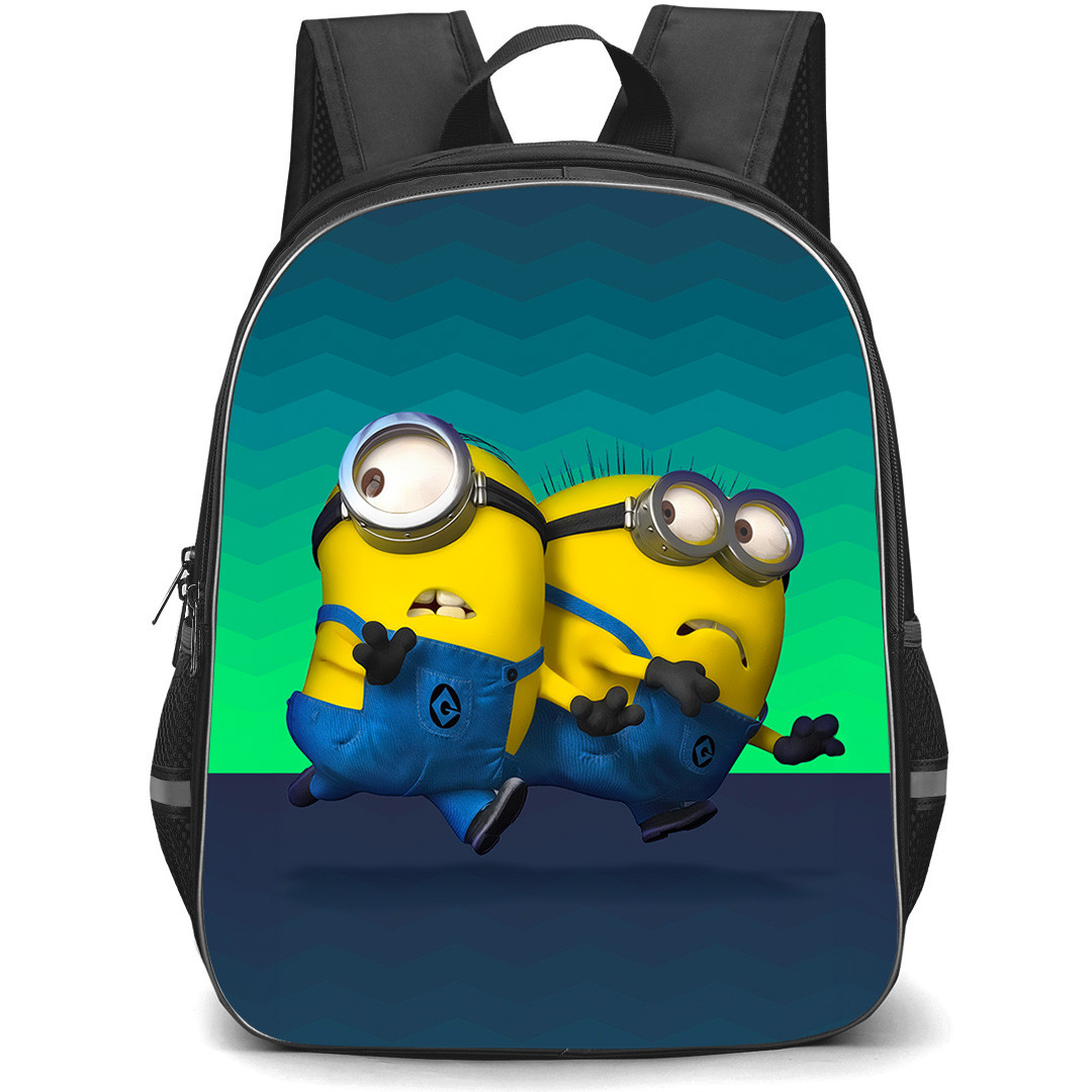Minions Backpack StudentPack - Bob And Stuart Escaping Movie Art ...
