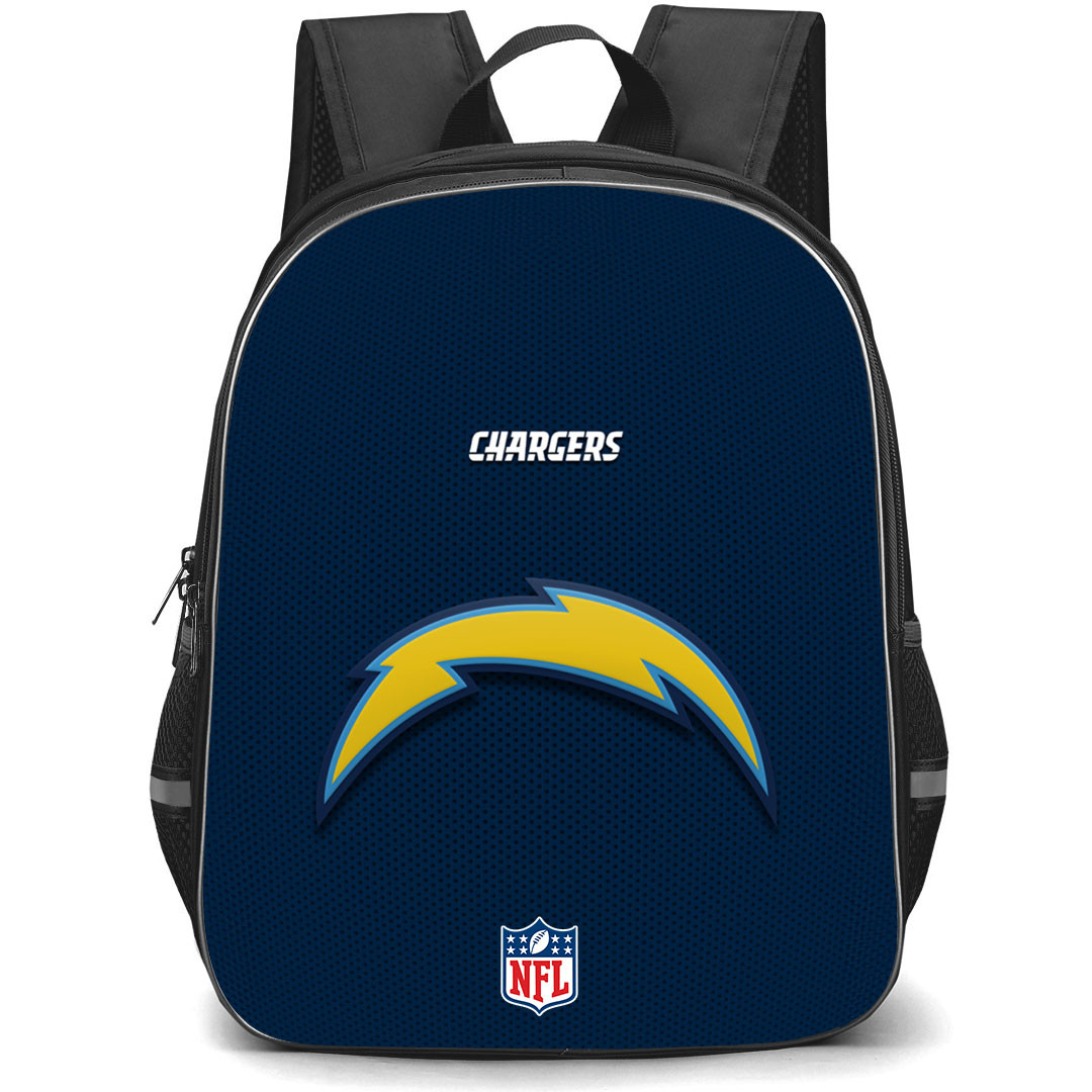 NFL Los Angeles Chargers Backpack StudentPack - Team Logo On Blue ...
