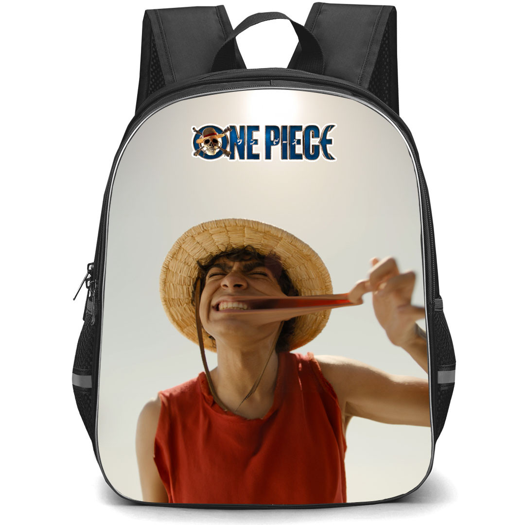 One Piece Netflix Monkey D Luffy Backpack StudentPack - Monkey D Luffy ...