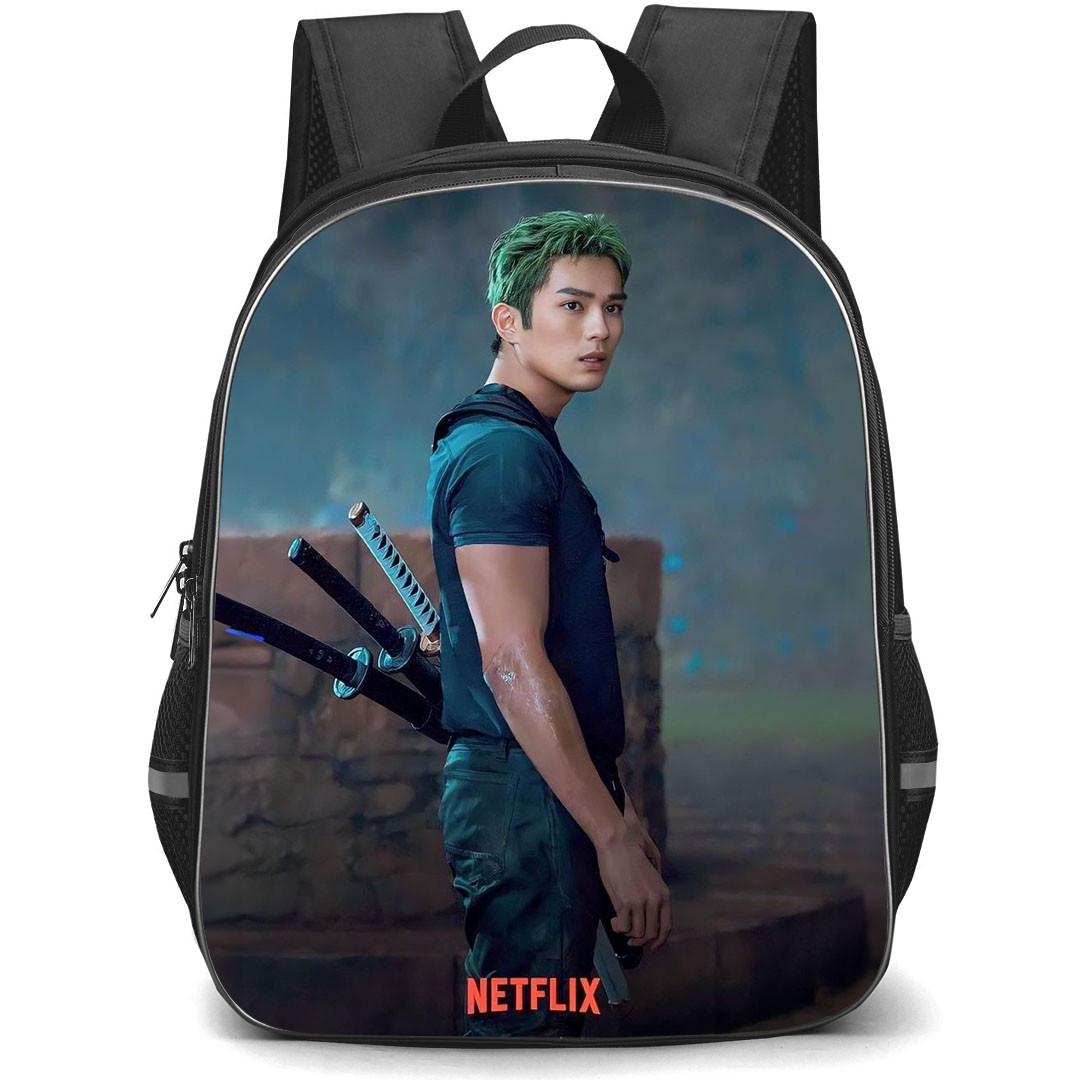 One Piece Netflix Roronoa Zoro Backpack StudentPack - Roronoa Zoro ...