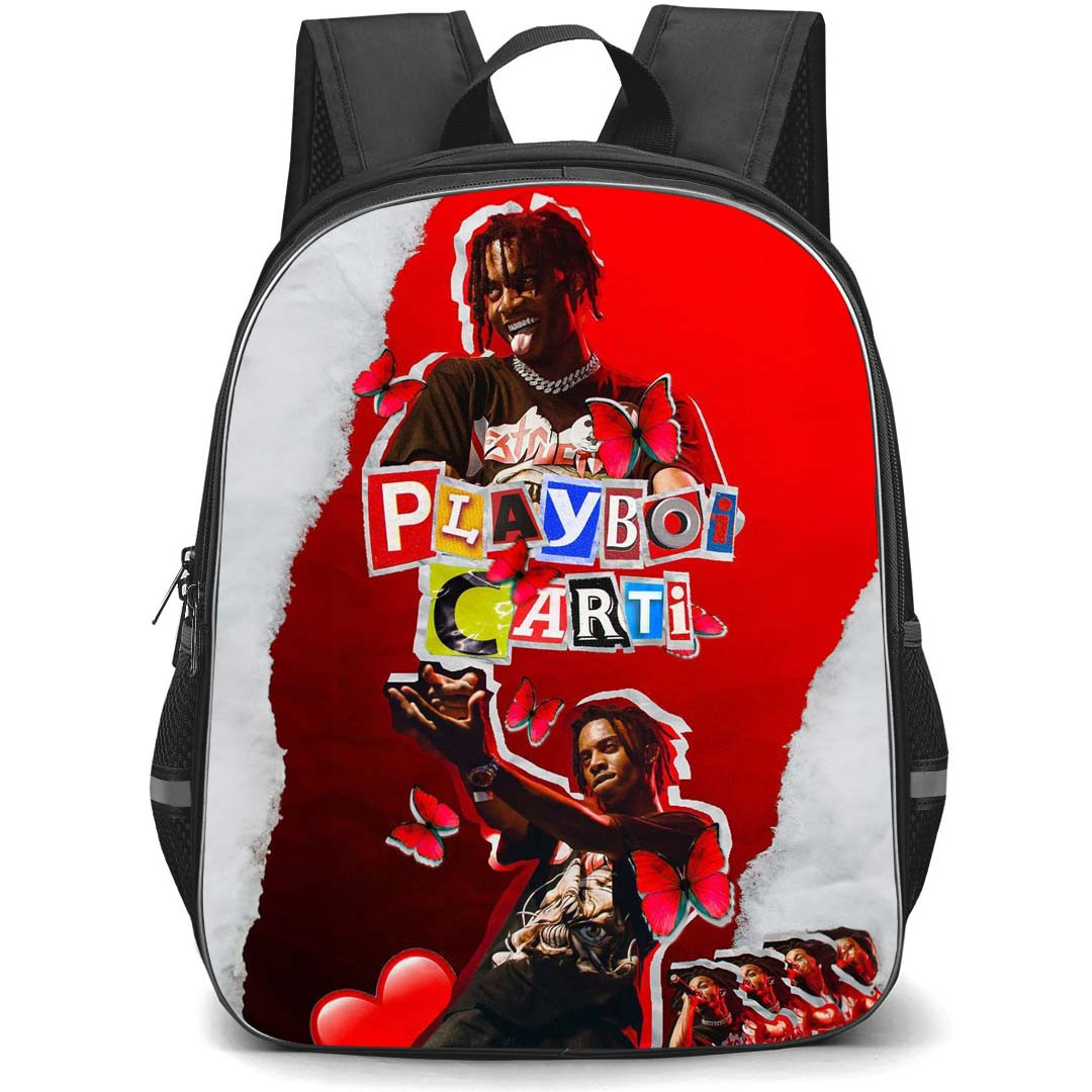 Playboi Carti Backpack StudentPack - Playboi Carti Graphic Art Poster ...