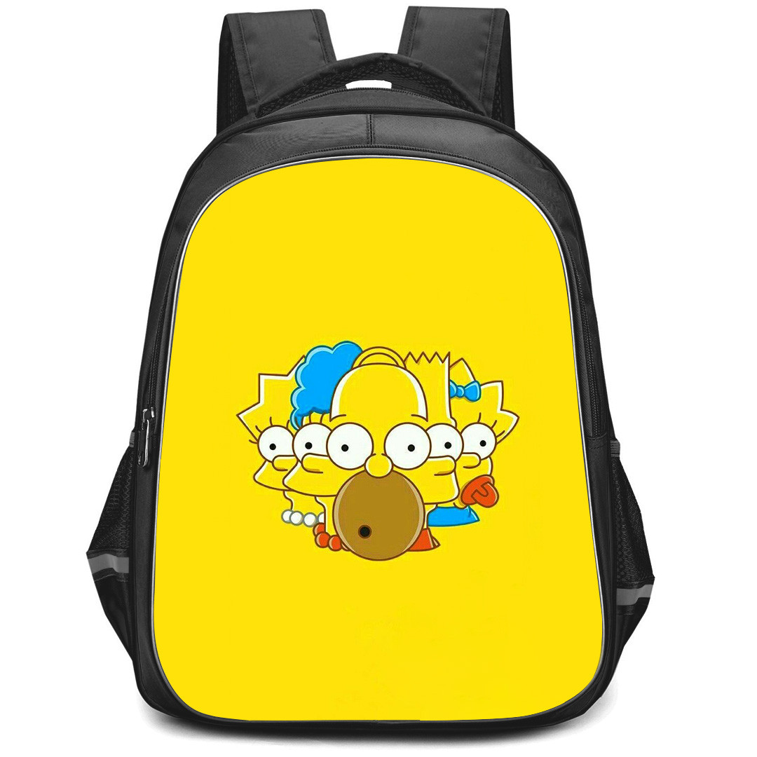 The Simpsons Backpack StudentPack - The Simpsons Family Avatar On ...