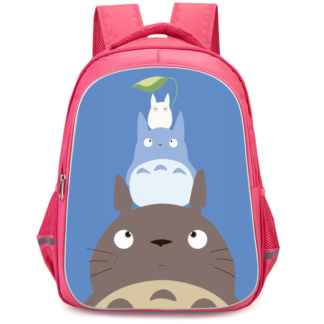 My Neighbor Totoro Backpack StudentPack - Totoro Portrait On Blue ...