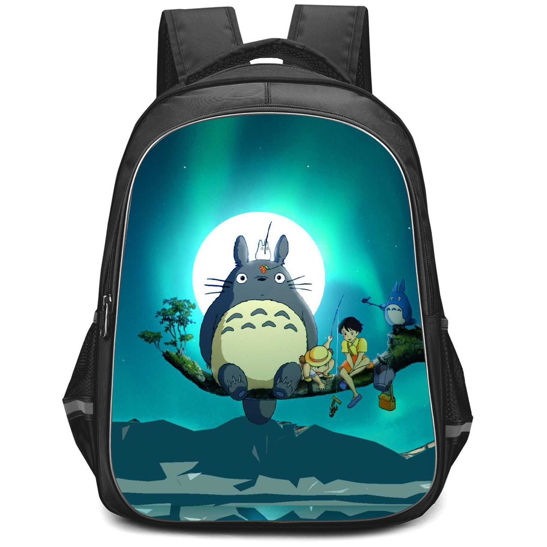 My Neighbor Totoro Backpack StudentPack - Totoro Sitting On A Tree At ...