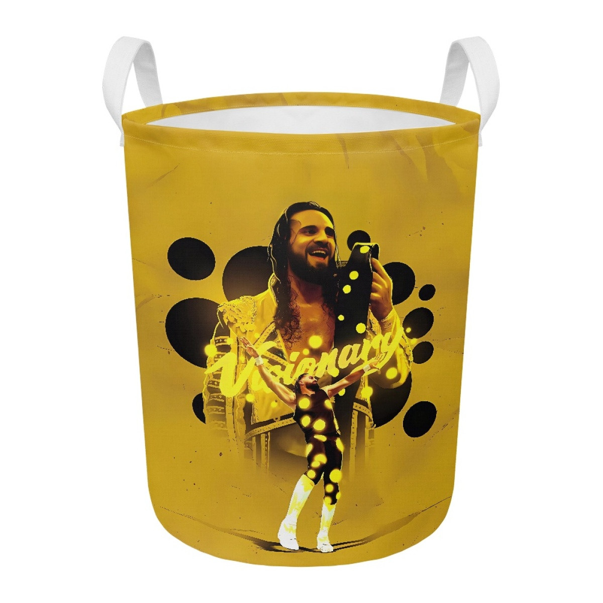 WWE Seth Rollins Clothes Hamper Laundry Basket - Seth Rollins Portrait ...