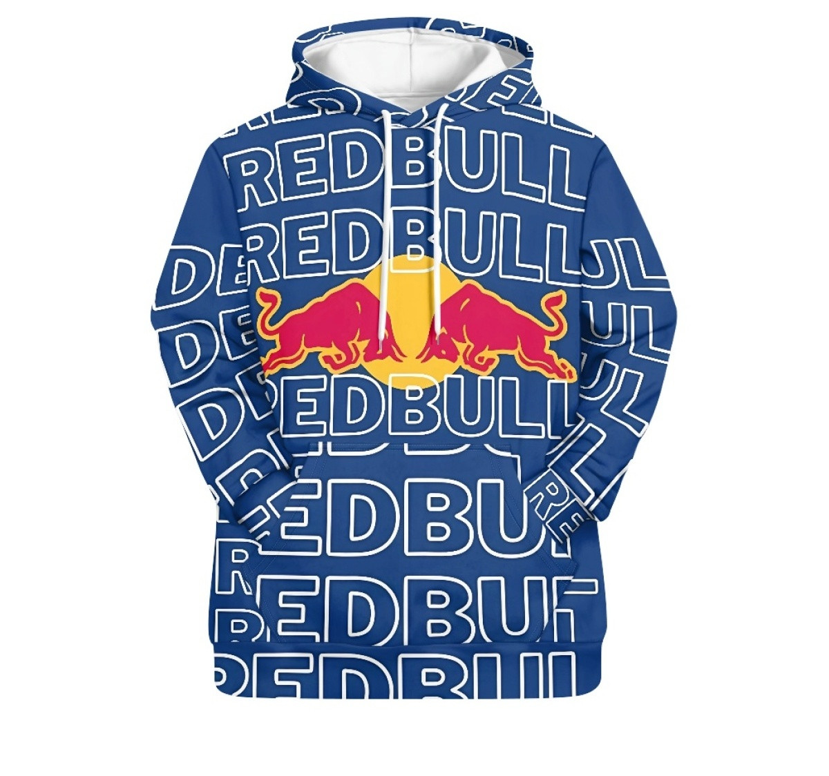 F1 Formula One Red Bull Hoodie Pullover - Red Bull Logo On Word Art ...