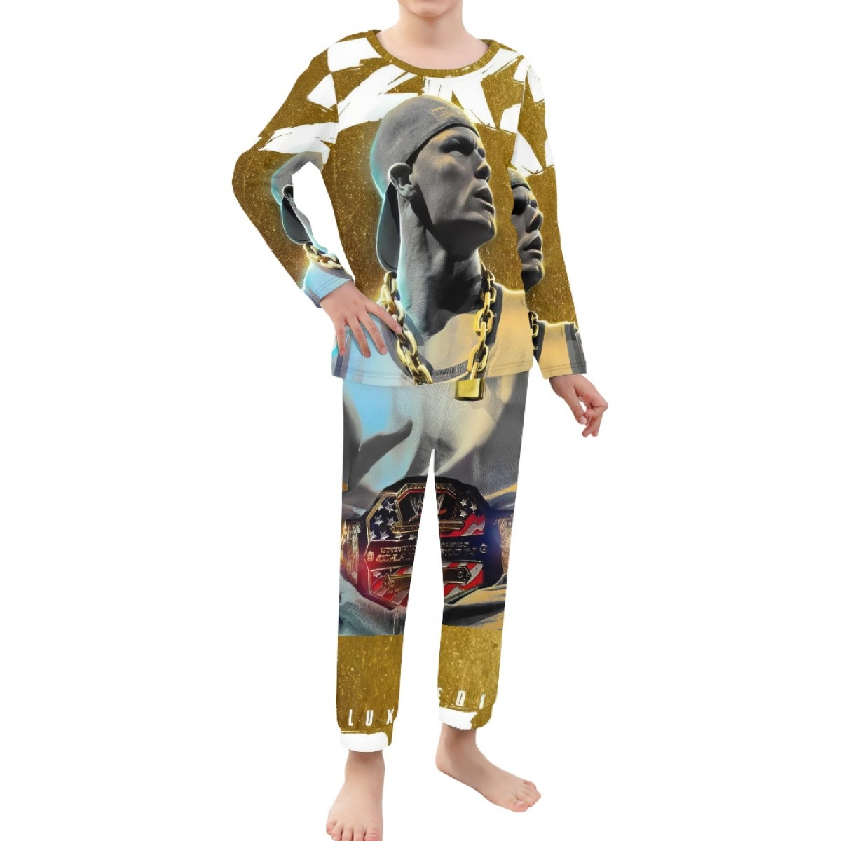 WWE John Cena Pajamas Pyjamas - John Cena WWE 2K23 Delux Edition Poster ...