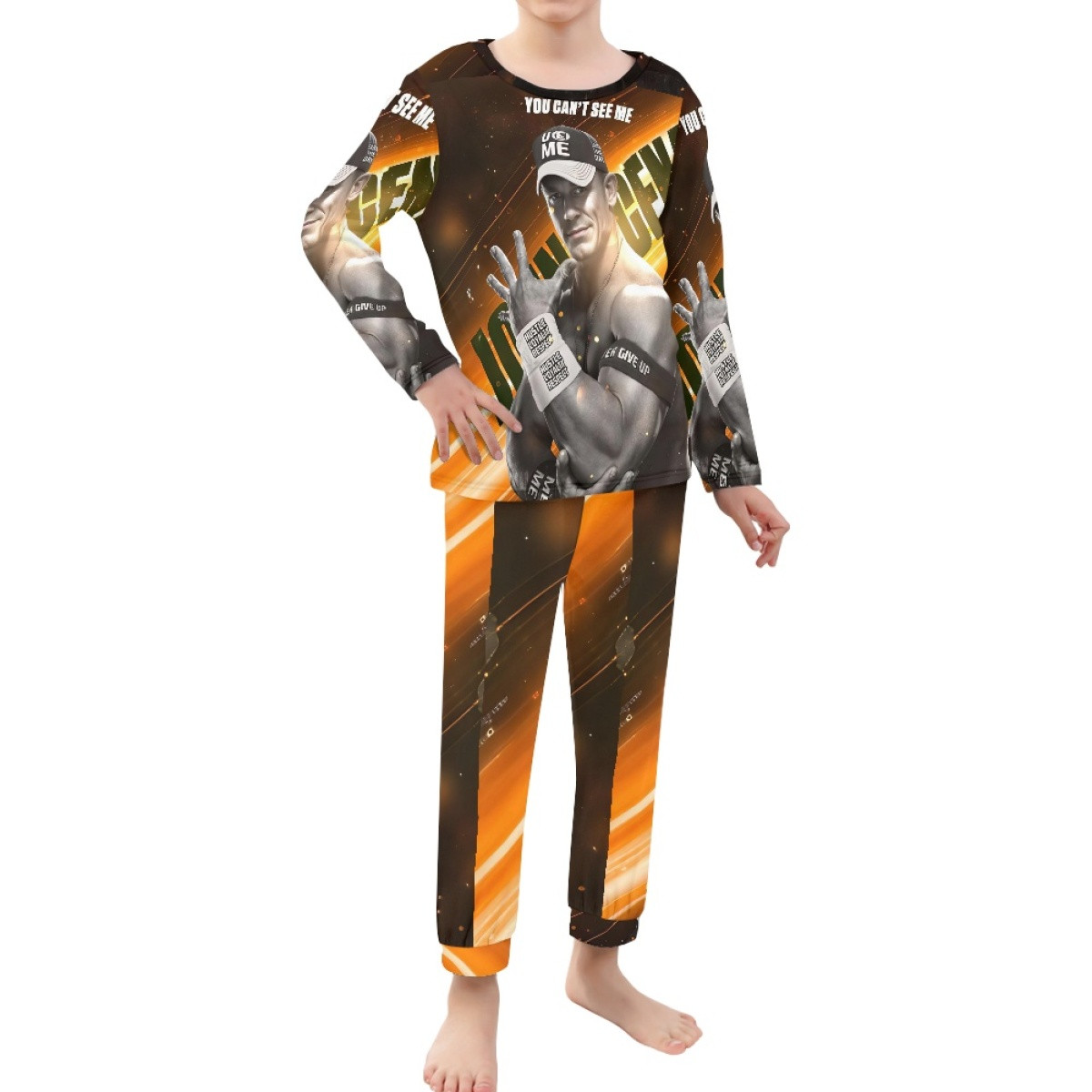 WWE John Cena Pajamas Pyjamas - John Cena You Can't See Me Poster ...