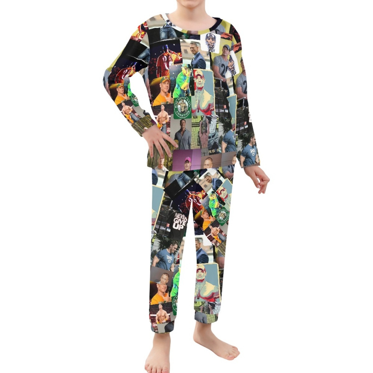 WWE John Cena Pajamas Pyjamas - John Cena Portrait Collage | Shirt Chic
