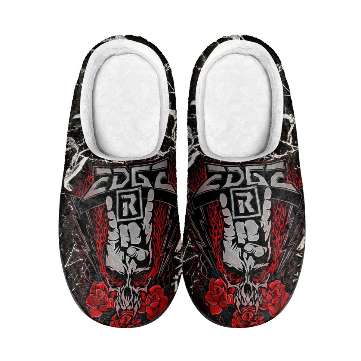 WWE Edge Slippers - Edge Logo | Shirt Chic